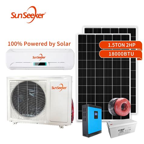 Hybrid Acdc Easy Installation Split Hybrid Portable Price Powered Solar Off Grid Panel Air