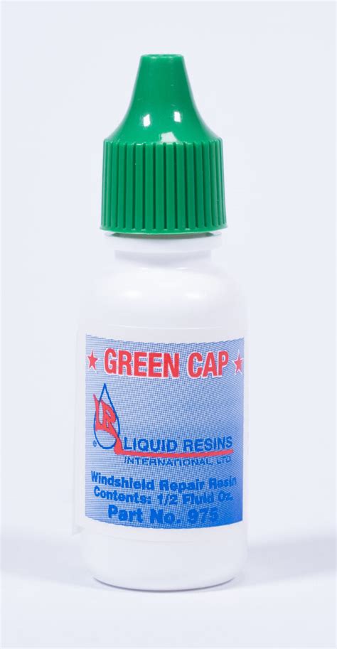 Green Cap Windshield Repair Resin for Sale | Liquid Resins International