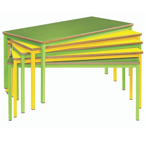 Value Fully Welded Rectangular Classroom Tables Colour Collection