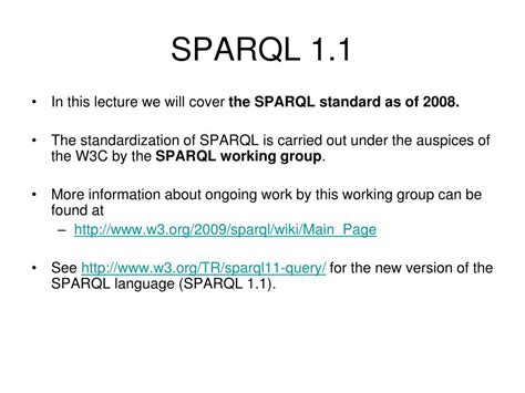 Ppt Introduction To Sparql Powerpoint Presentation Free Download Id5138100