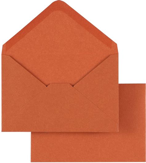 Ponatia 50 Pack A4 Envelopes 433 X 63 Inches Burnt Orange Envelopes