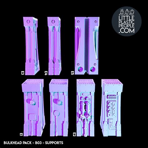3d File Arc Bulkheads Pack B03 🎲・3d Printer Model To Download・cults