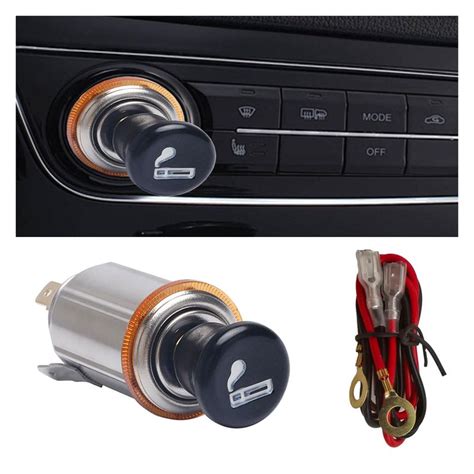 Car Cigarette Lighter With Cable Auto Cigarette Lighter Socket Plug