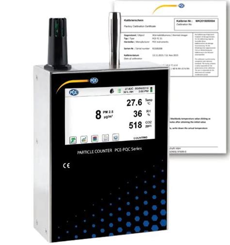 Compteur De Particules Professionnel Ou Pour Laboratoires Modèle De Paillasse Pce Pqc 35eu