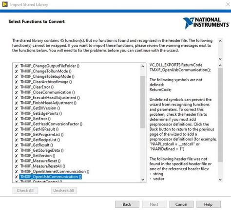 Solved Error Code 1097 While Calling C Dll Ni Community