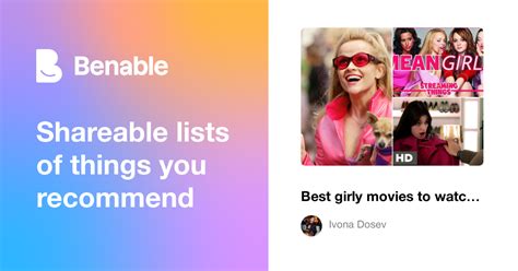 Best Girly Movies To Watch On Netflix🍿