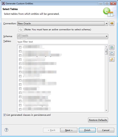 Eclipse利用jpa,根据数据库表生成java中的实体类 宥晔 博客园 Eclipse利用jpa,根据数据库表生成java中的实体类 宥晔 博客园
