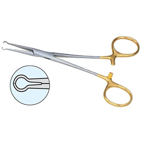No Scalpel Vasectomy Fixator Ring Forceps