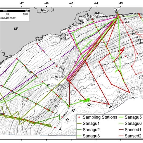 Map Of Sub Bottom Profile Data Analyzed From 2019 Benthic And Pelagic Download Scientific