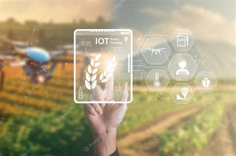 Premium Photo Smart Farming Using Iot Internet Of Thinking Technology And Analysis With Ai
