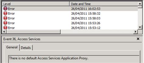 Publishing Access Services Database To Sharepoint 2010 Gives ‘ Did Not