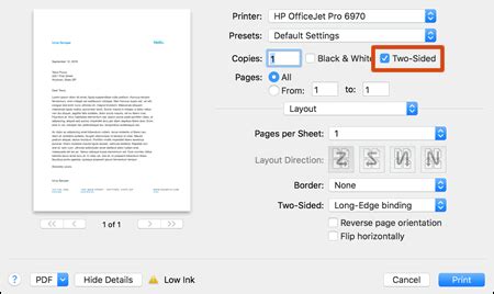 How Get Printer To Print On Both Sides Of Paper See Option HP Support Community 7030053