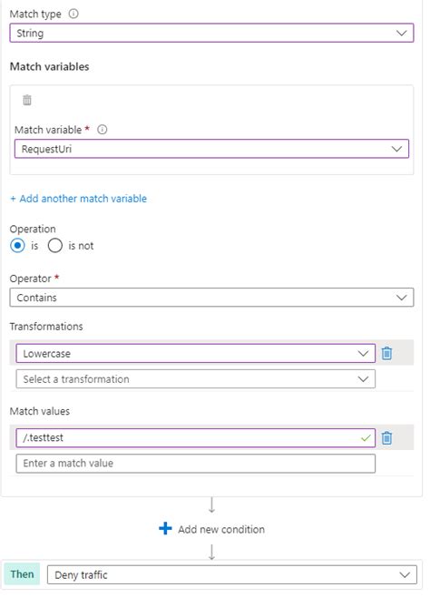 About Custom Rules In Application Gateway Waf Policy Microsoft Qanda