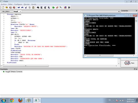 Programacion Especialidad Algoritmos Pseint