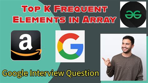 top k frequent elements in array geeksforgeeks potd explained in