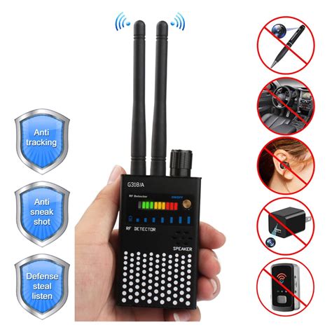 Anti Candid Detector Full Range RF Signal Detector GPS GSM Tracker Anti Spy Bug Detect Wireless