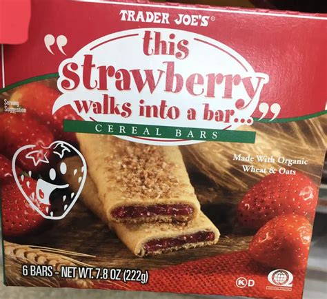 Trader Joes Fruit Bars Strawberry Cereal Bars Trader Joes Reviews