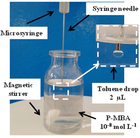 Single Drop Microextraction Sdme Experimental Setup For Download Scientific Diagram