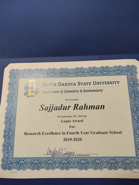 Its My Pleasure To Announce A Great News With You That I Was Rewarded For My Research