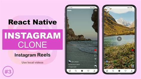 Instagram Clone React Native 3 Instagram Reels Youtube