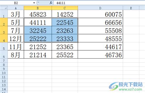 Excel单元格合并后部分内容丢失怎么办？ Excel合并单元格显示之前完整数据的方法 极光下载站