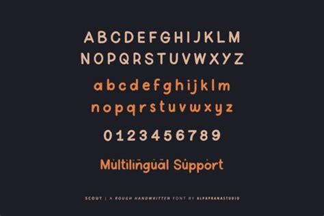 Scout Font Beautiful Font Script Font Elegant Font Handwritten Font Retro Font Calligraphy