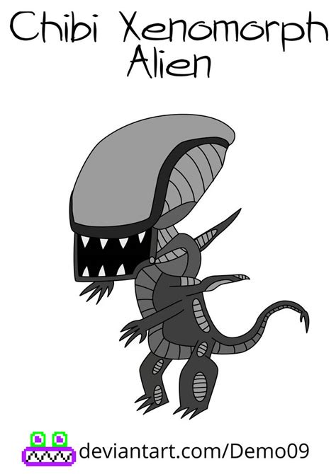 Chibi Xenomorph Alien By Demo09 On Deviantart