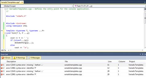 Variadic Templates C Brian Keating Net Vs2010 C 11 Variadic Templates