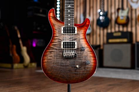 Prs Ce24 Limited Edition Faded Grey Black Cherry Burst Guitar Gear