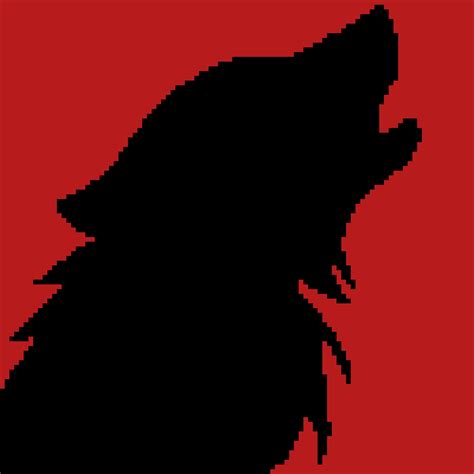 Wolf Pixel Art 