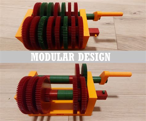 Fully 3d Printable Gearbox By Czech Creator Download Free Stl Model