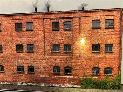 N Scale Scratch Built Industrial 12 Building Flat Front Etsy