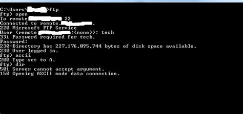 Solved Error 227 Entering Passive Mode Accessing FTP Site Using Port