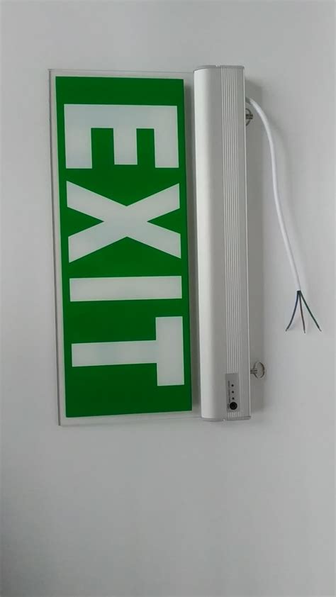 Hanging Exit Sign Ce Rohs Acrylic Led Emergency Exit Signs Buy Emergency Exit Signs Led