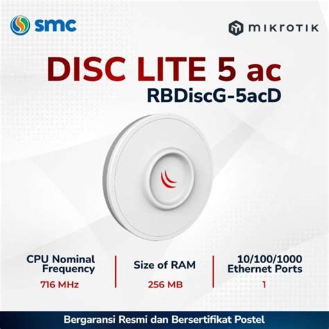 Promo Mikrotik Disc Lite5 Ac Rbdiscg 5acd Diskon 23 Di Seller Praptuma Cengkareng Barat