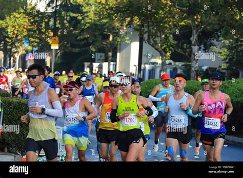 The 2025 Shanghai Marathon Kicks Off In Shanghai China 30 November