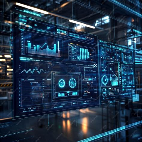 Facility Management Software Interfaces Displaying Realtime Data On