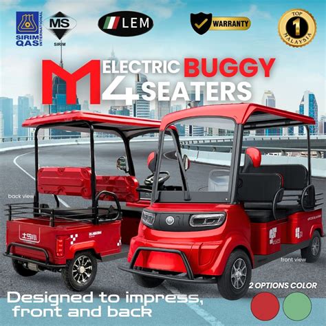 ★lem★ New Model Lem 2026 Four Wheel Electric Buggy M4 4seater Shopee Malaysia