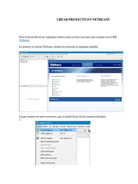 Primer Proyecto Netbeans Descargar Gratis Pdf Frijoles Netos
