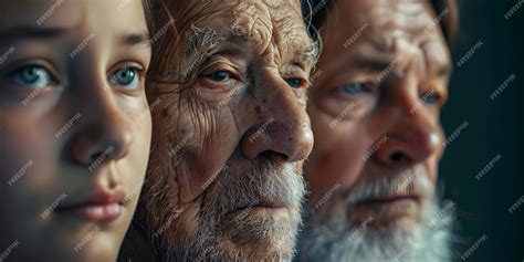 Premium Photo Exploring Generational Differences Through Aging Signs And Storytelling