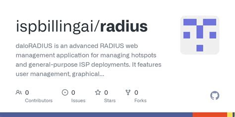 Github Ispbillingairadius Daloradius Is An Advanced Radius Web Management Application For