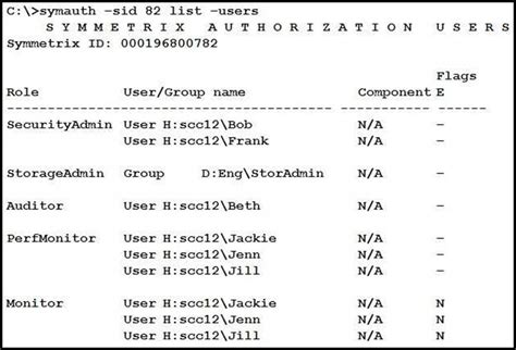 Who Has Access To Run The Symaudit Clist Commands Based On The Symauth