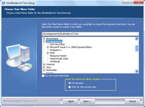 nsis ultra modern user interface