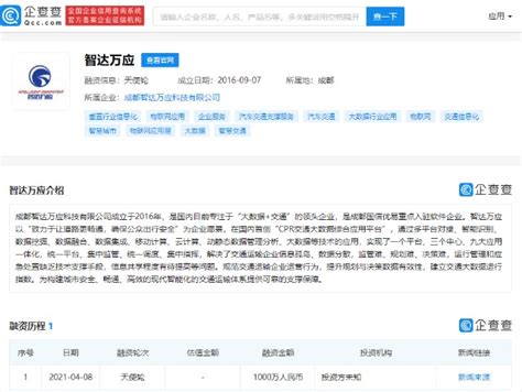 智能交通管理整体解决方案提供商智达万应完成天使轮融资 财富号 东方财富网
