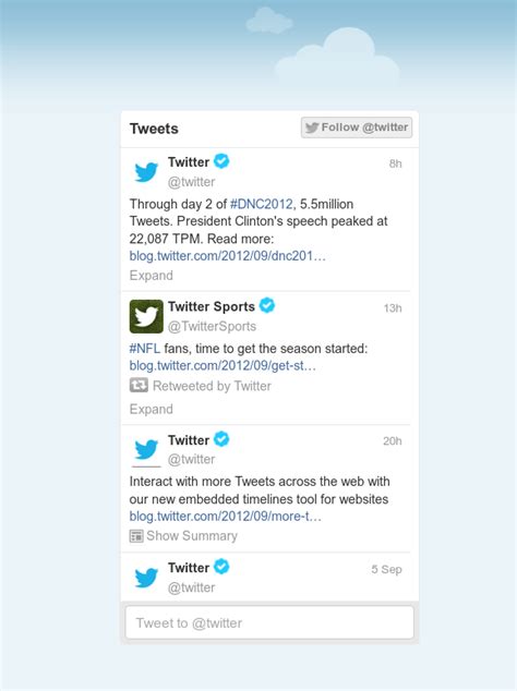 Twitter Debuts Embeddable Streams So You Can Take Twitter Anywhere You Go
