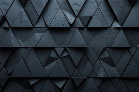 Premium Photo Abstract Triangle Pattern On Black Background For Modern Design