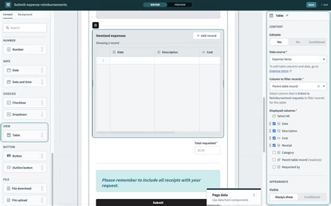 Workflow Apps Builder Experience Page Components Workato Docs