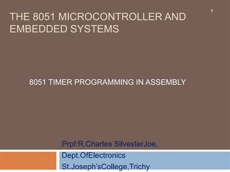 microcontroller timers ppt programming languages computing