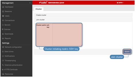 Adding Cluster Nodes — Wheel Fudo Pam 35 System Documentation