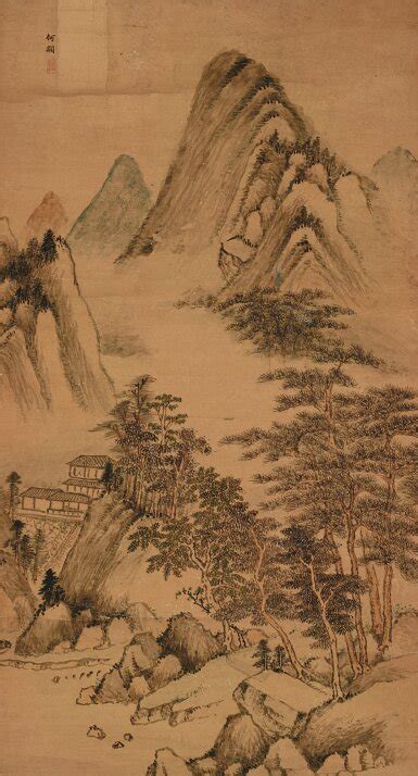 He Yong 17th Century 何顒 十七世紀 Landscape 青綠山水 Fine Classical